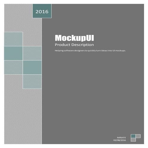 MockupUI Product Description | DOCX