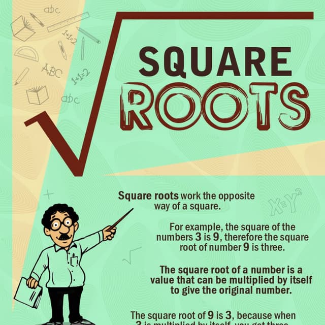 What is Square Root? - Mocomi Kids | PDF