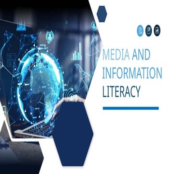 Module 1 INTRODUCTION TO MEDIA LITERACY | PPTX