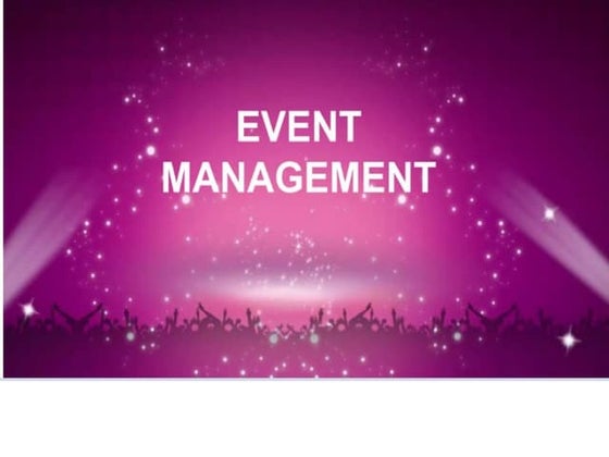 Event management ppt. | PPTX