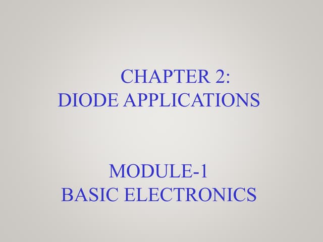 Diode v i characteristic | PPT