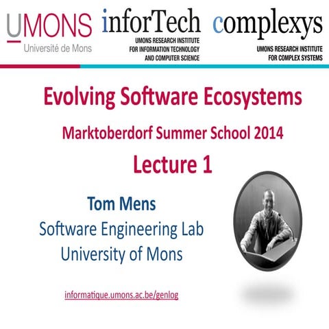 Software Ecosystem Evolution. It's complex! | PPTX