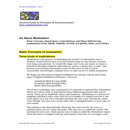 Chap 5 analog transmission | PDF
