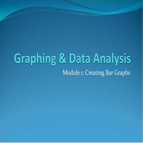 Mod1 graphing & data analysis - creating bar graphs | PPT