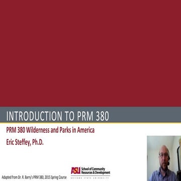 Mod 1 introduction to prm 380 | PPSX