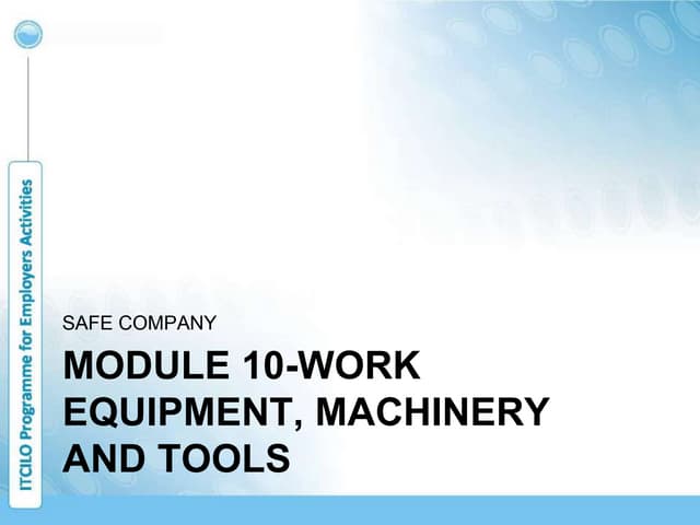 Safety precaution in machine shop | PDF