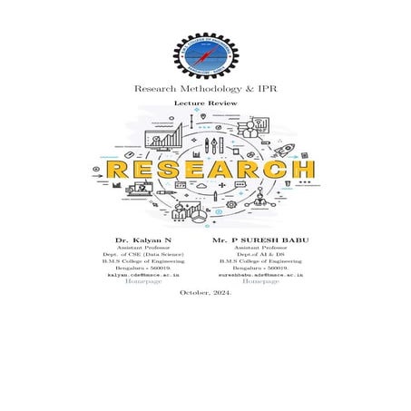 Research methodology and ipr some random texts | PDF