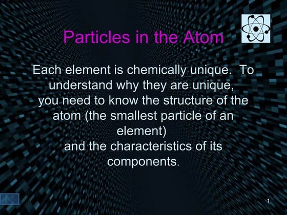 Grade 9, U1-L9-Atomic structure | PPT | Chemistry | Science