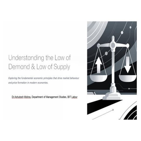 Understanding the Law of Demand and Law of Supply | PPTX