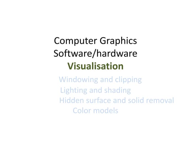 Mod 2 Hardware Graphics Pdf Free Download