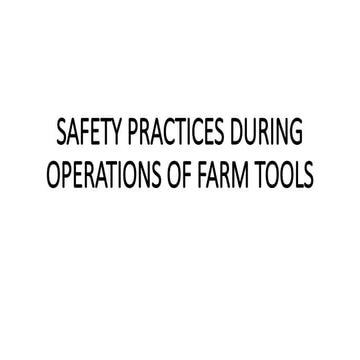 Safety procedures in using hand tools and equipment | PPTX