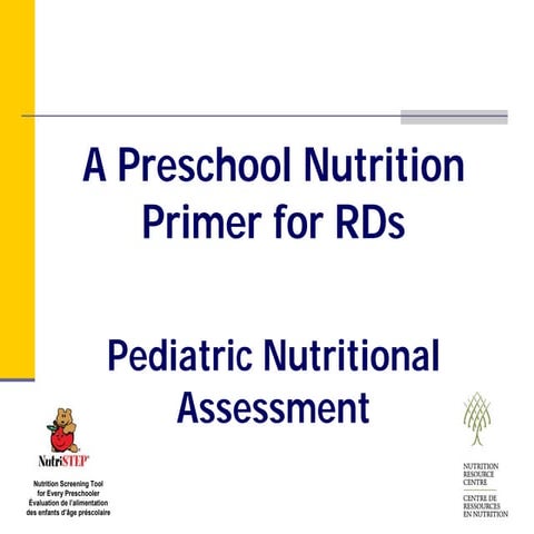 Module 3 Pediatric Nutritional Assessment Ppt Free Download