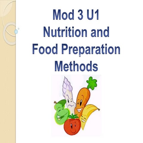 Planning Balanced Meals & Nutrition | PPTX