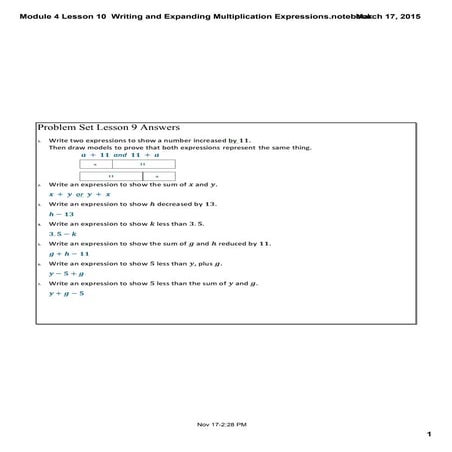 Mod 4 lesson 10 | PDF | Homework and Study | Education