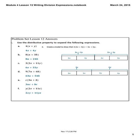 Mod 4 lesson 13 | PDF