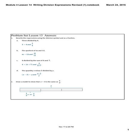 Mod 4 lesson 14 | PDF