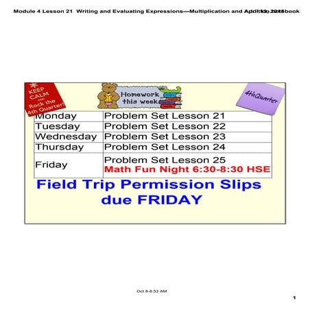 Mod 4 lesson 12 | PDF