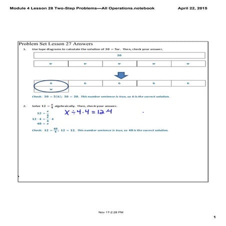 Mod 4 lesson 28 | PDF | Education