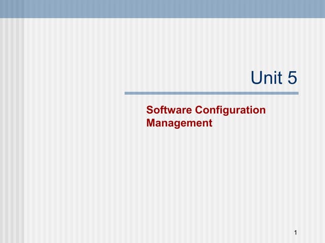 Software Configuration Management | PPTX