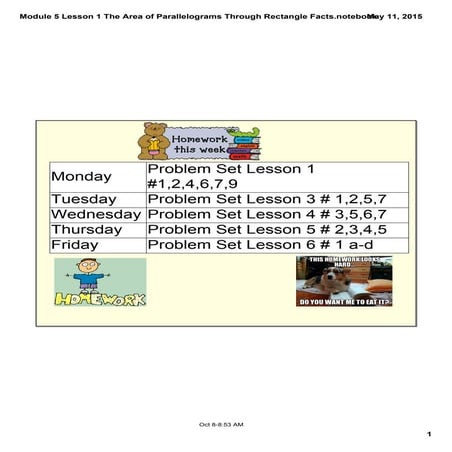 Mod 5 lesson 1 | PDF