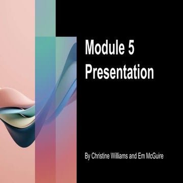 CIS 1410 Module 5 Presentation | PPT