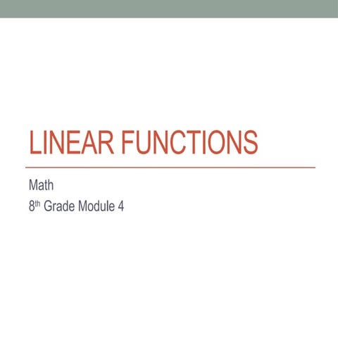 Mod6mathlessons Linear Functions grade 8.pptx