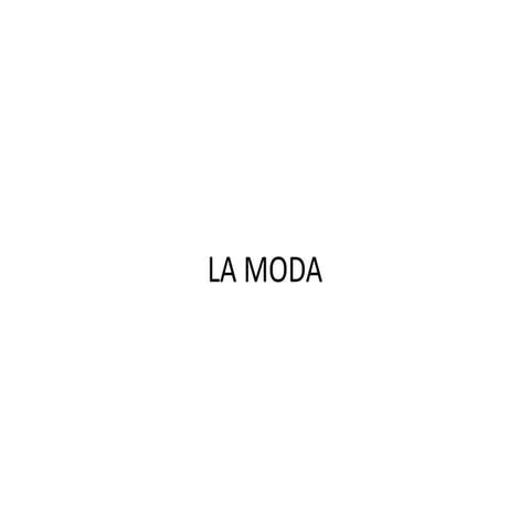 Moda | PPTX