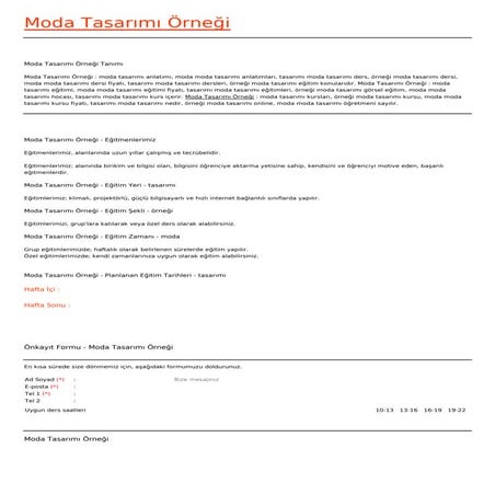 Moda tasarimi-ornegi | PDF