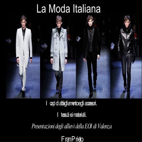 La Moda italiana | PPT
