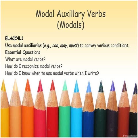 ModalAuxillaryVerbs_Basic English Grammar | PPTX