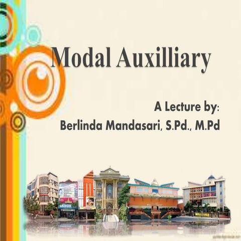 Modal auxilliary | PPTX