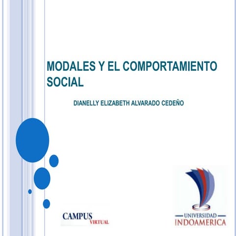 Modales y el comportamiento social_1 | PPTX