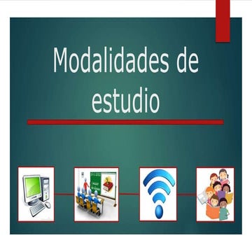 Modalidades de la educación | PPTX