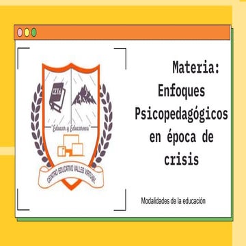 Modalidades De La Educación 1 Pptx