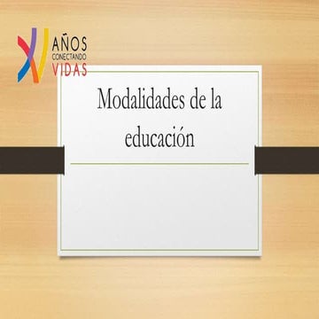 Cuadro Comparativo Modalidades Educativas | PDF