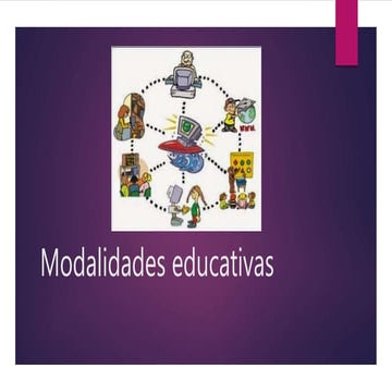 Modalidades educativas | PPTX
