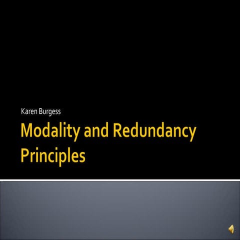 Redundancy principle | KEY
