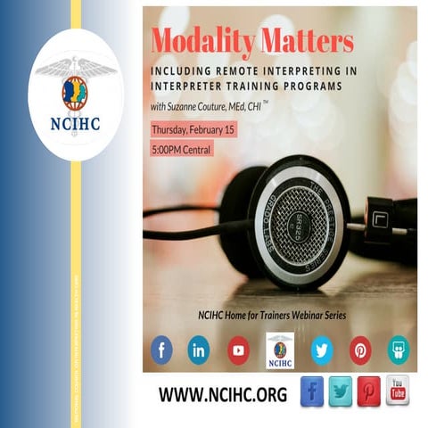 Modality Matters: Including Remote Interpreting in Interpreter Training ...