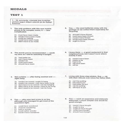 modals questions for high level students | PDF