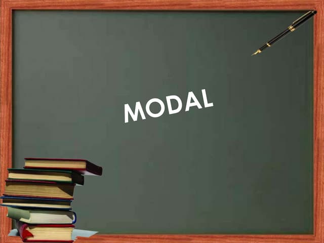 Modal verbs ppt | PPTX