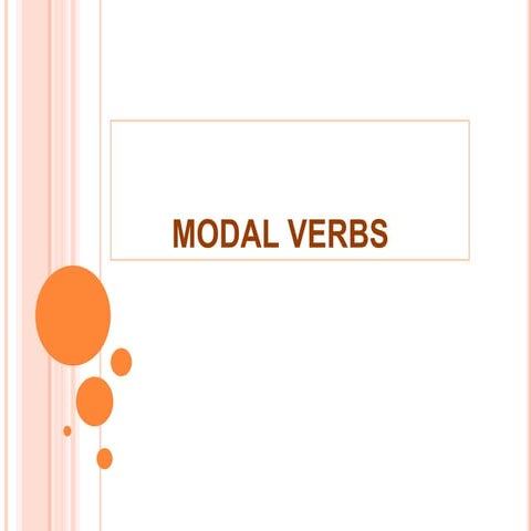 Modal verbs | PPTX