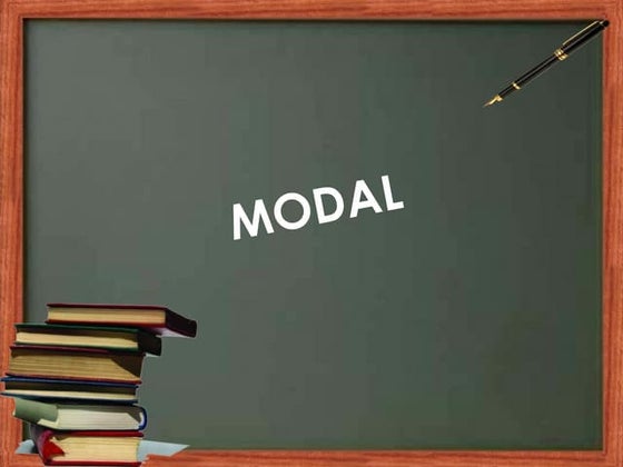 Modals class 10 | PPTX