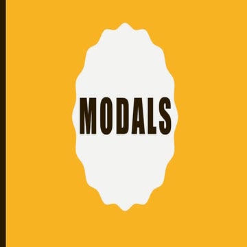 Modals | PPTX