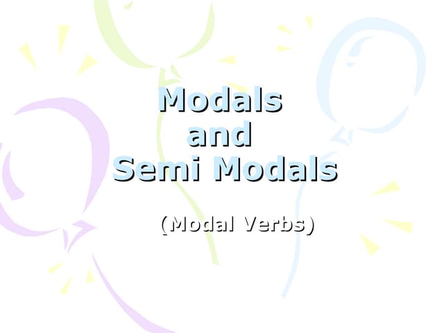 Modal verbs Role-Play Activity | PPT