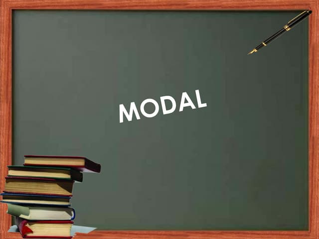 Modals class 10 | PPTX