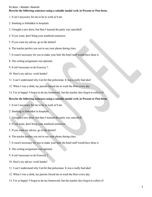 English remedial module | PDF