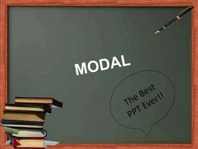 Modals class 10 | PPTX