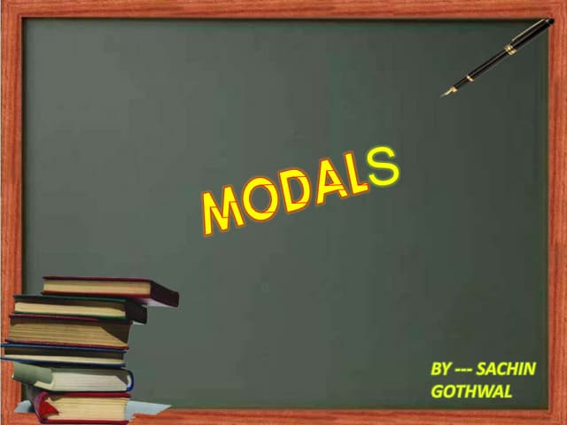 Modals class 10 | PPTX