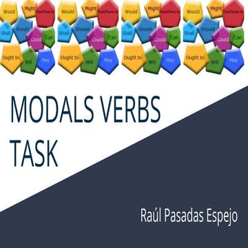 Modals verbs task | PPTX