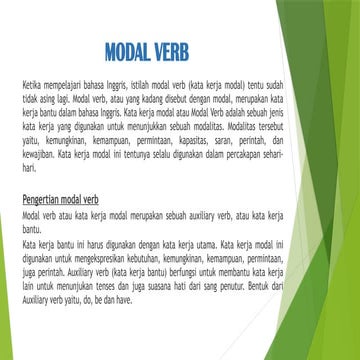 Comprehensive Guide to English Modal Verbs and Their Functions | PPTX